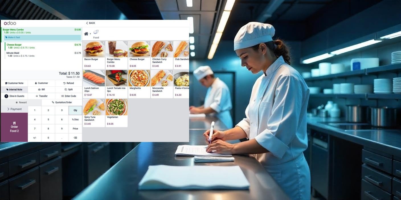 Odoo's Role in Modern Kitchen Management - Merak Tech